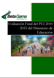 Evaluación del Plan Estratégico Institucional de Bolivia - Cooperación ...